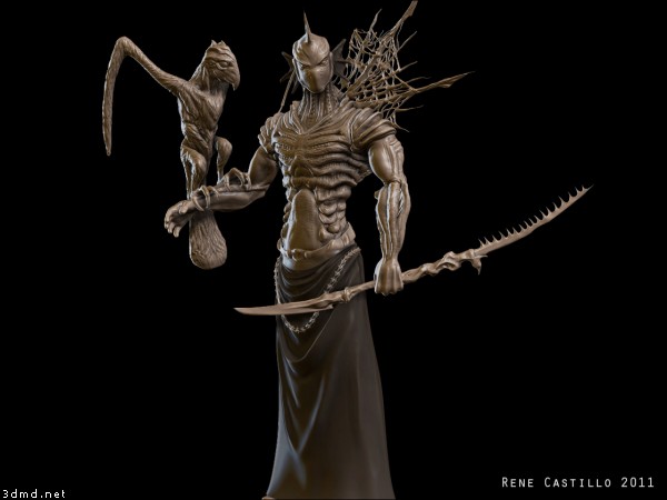 Zbrush work - Merman - Image Gallery